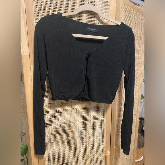 Nordstrom | Tops | Naked Wardrobe Push My Button Cropped Cardigan | Poshmark